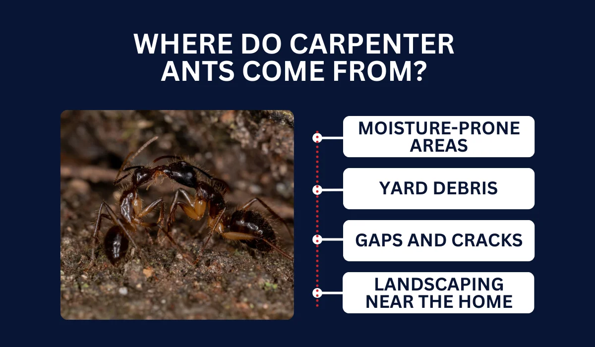 Where Do Carpenter Ants Come From and How to Prevent Them